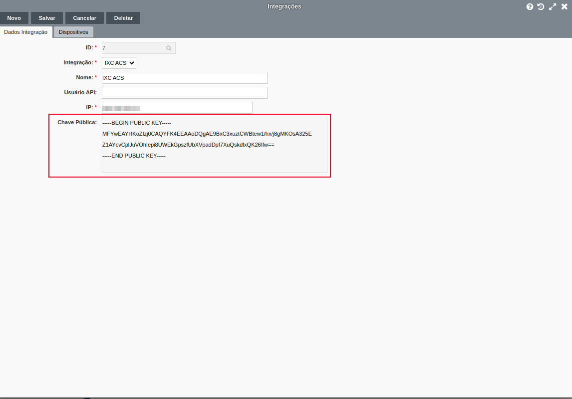 Integrar IXC ACS com o IXCProvedor | IXCWiki