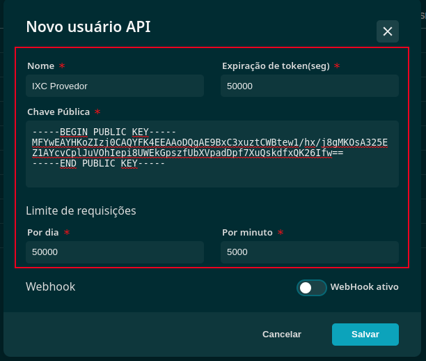 Integrar IXC ACS com o IXCProvedor | IXCWiki