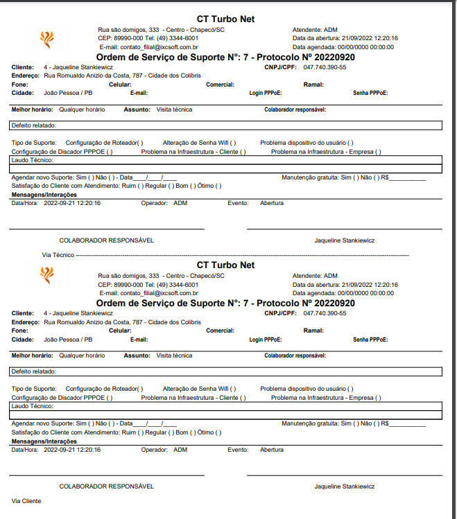 Modelos de OS padrão do IXC | IXCWiki