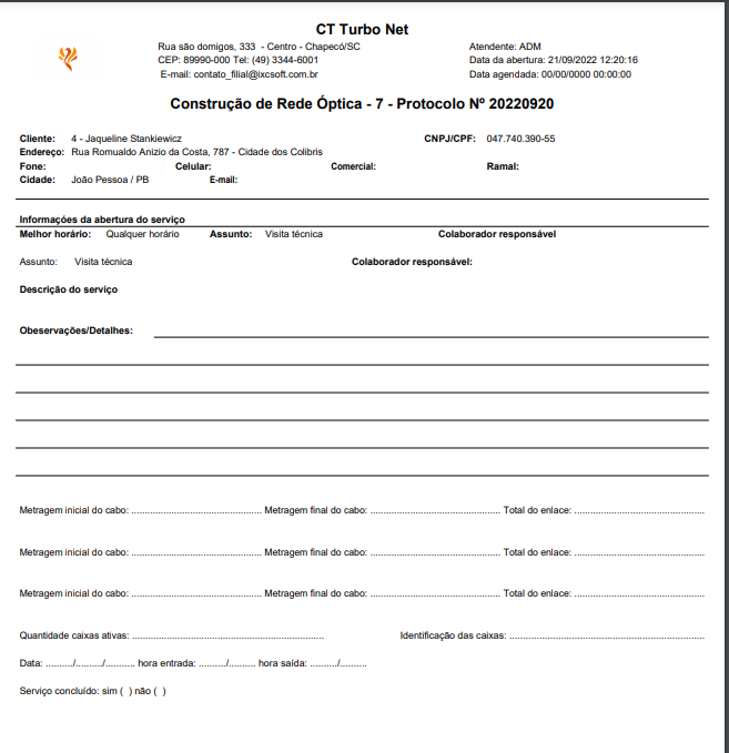 Modelos de OS padrão do IXC | IXCWiki