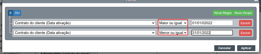 Funções básicas Query-Builder | IXCWiki